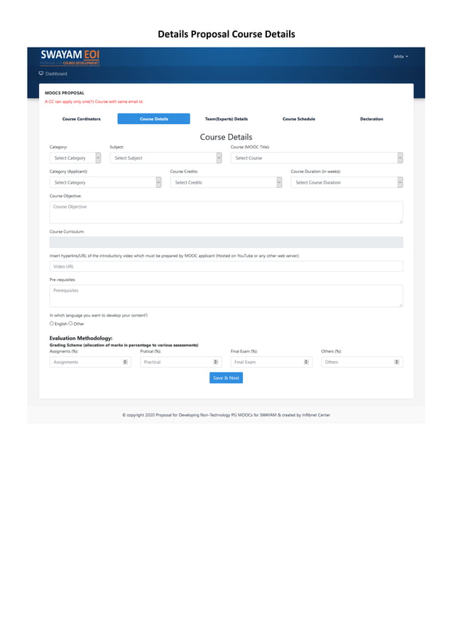 SWAYAM portal manual | PDF | Technology & Computing