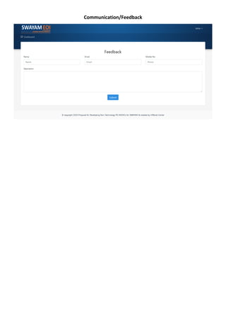 SWAYAM portal manual | PDF
