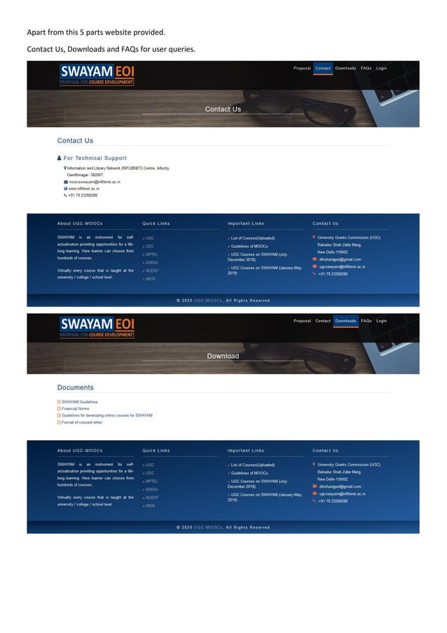 SWAYAM portal manual | PDF | Technology & Computing