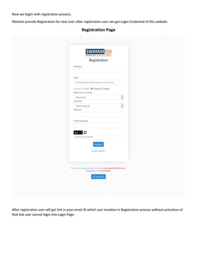 SWAYAM portal manual | PDF | Technology & Computing