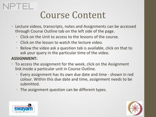 Swayam nptel - july 2019 | PDF