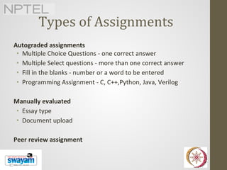 Swayam nptel - july 2019 | PDF