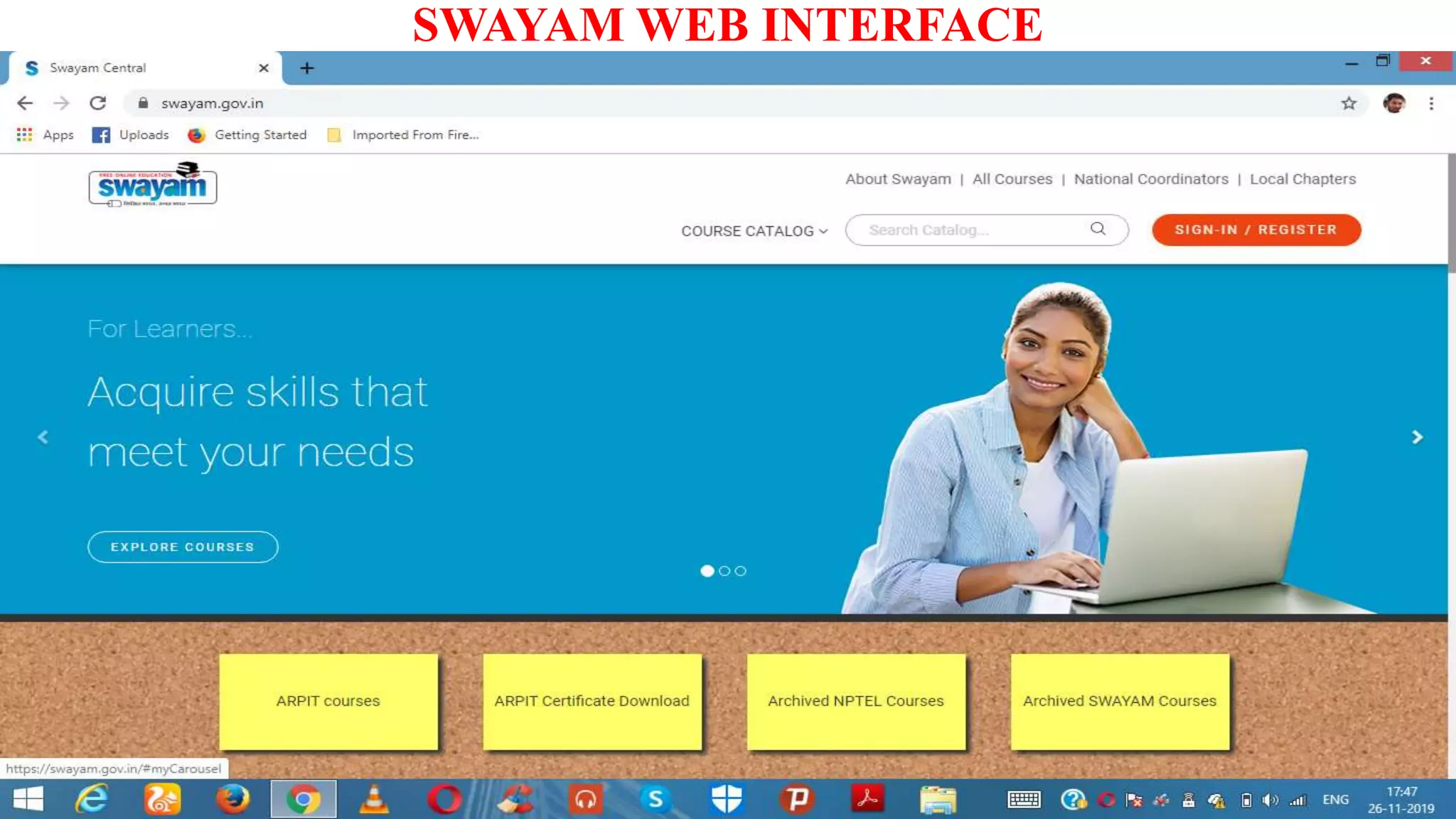 Swayam for higher_education | PPTX