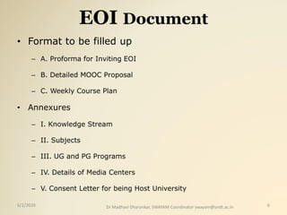 Swayam moocs development md 01062020 | PPT