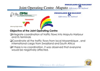 Maputo Development Corridor update: Swaziland Rail | PPT