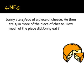 4th Grade fraction practice problems | PPT