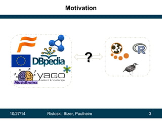 Mining the Web of Linked Data with RapidMiner | ODP