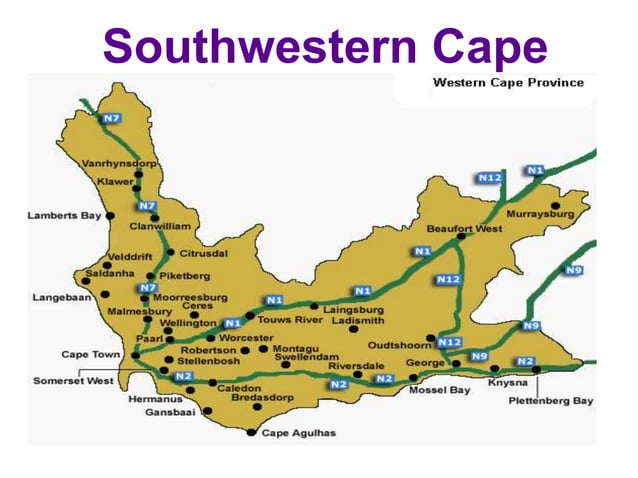 SW Cape Region | PPTX | Africa Travel | Travel Locations