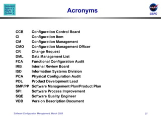 Software Configuration Management | PPT