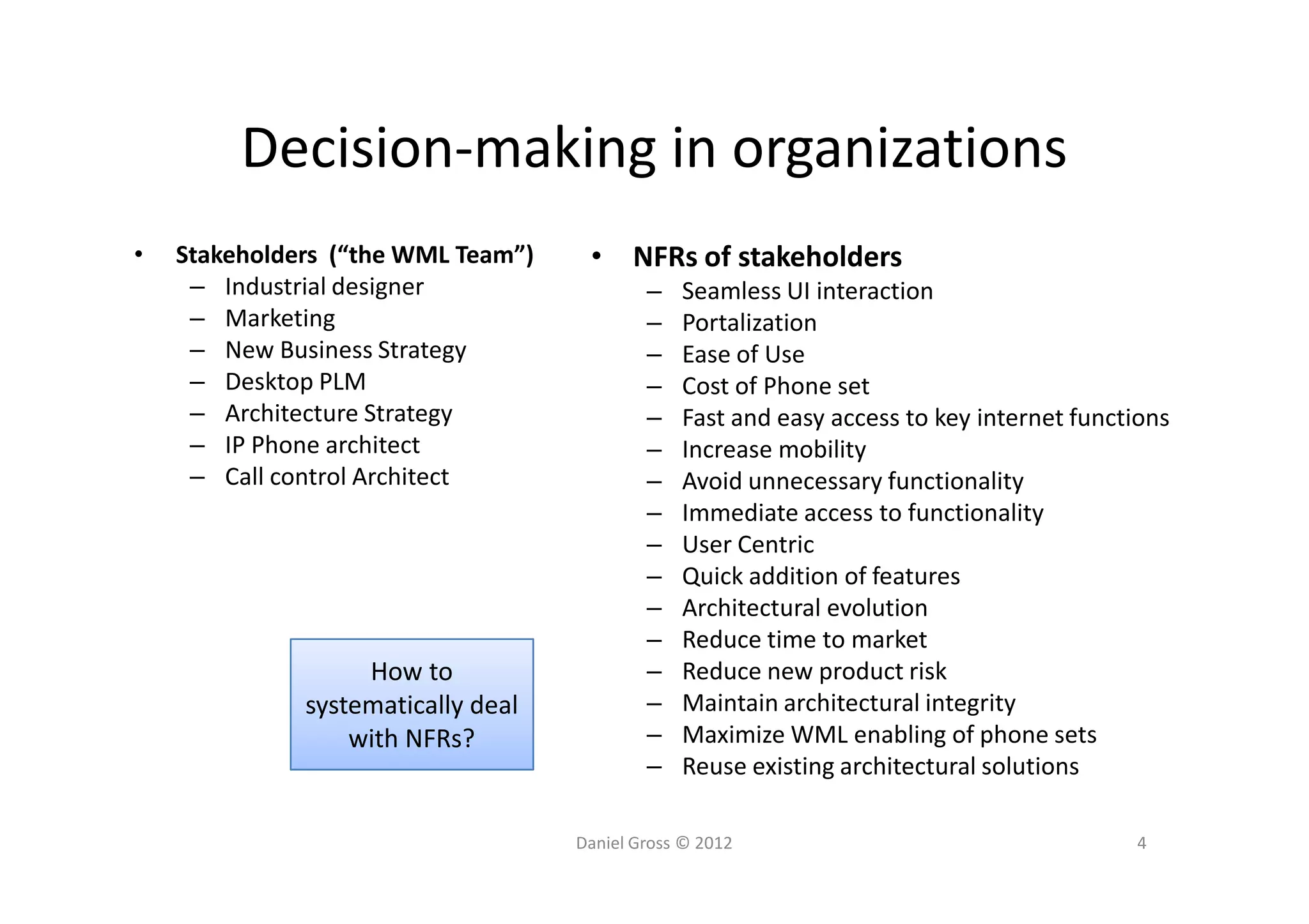 Architecting Non-Functional Requirements | PDF