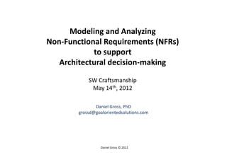 Architecting Non-Functional Requirements | PPT