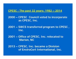 Swcs and cpesc | PPT