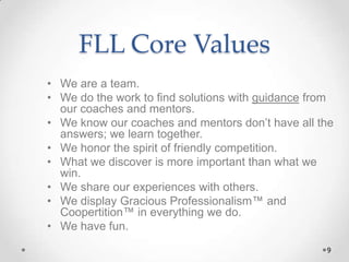 SWCS FLL intro | PPT