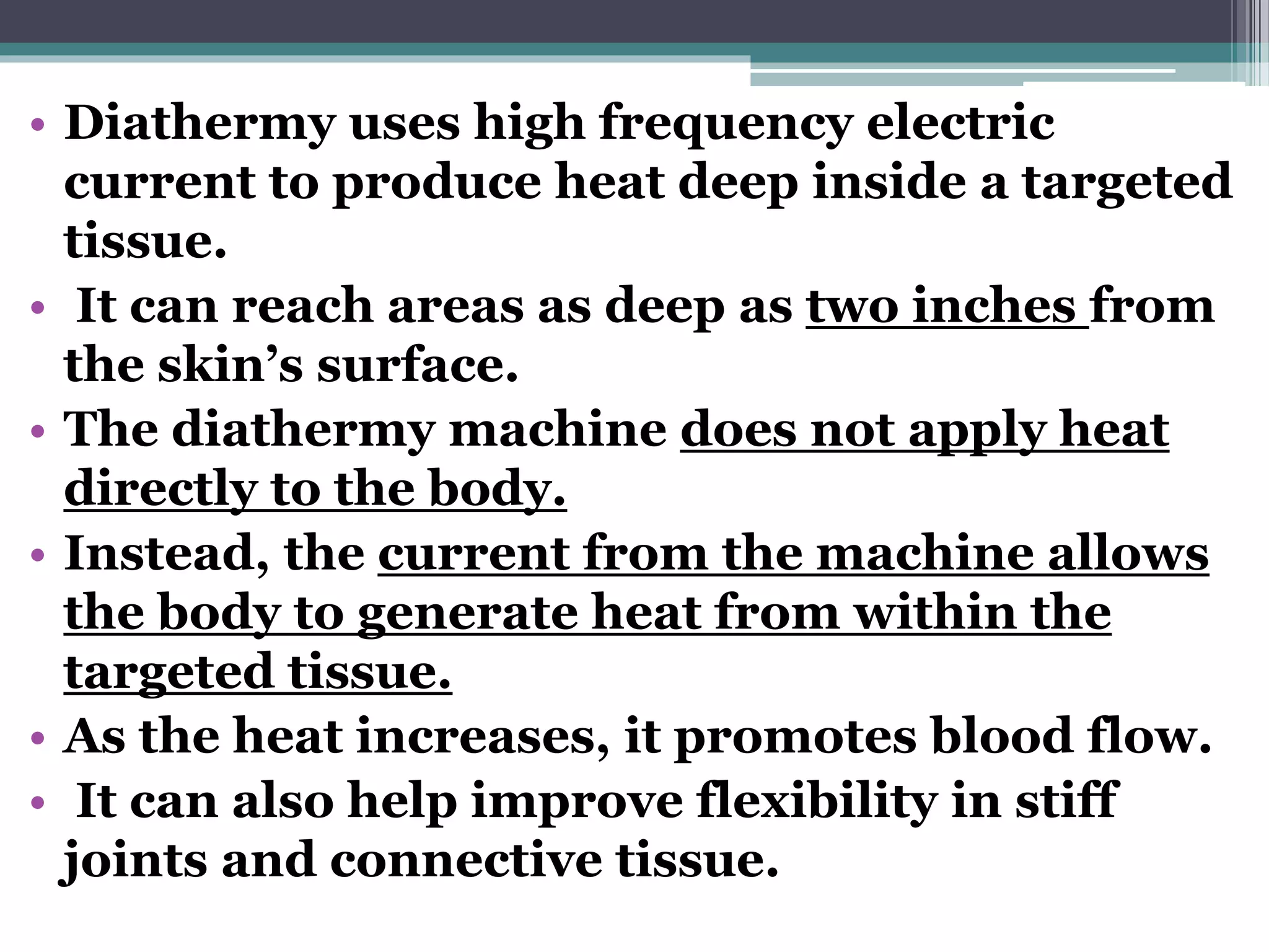 SHORT WAVE DIATHERMY (SWD) | PPTX