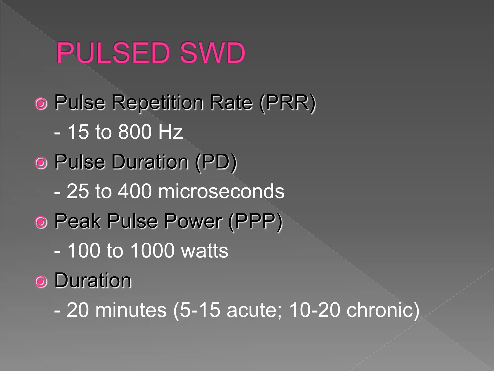 Short Wave Diathermy Used in Medical Field | PPT