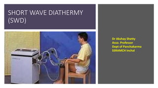 SWD/ Short wave diathermy Dr Akshay Shetty.pptx | First Aid | Injuries
