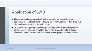 SWD/ Short wave diathermy Dr Akshay Shetty.pptx | First Aid | Injuries