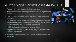 Software Disasters | PPTX | Operating Systems | Computer Software and ...