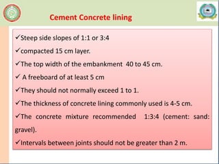 Swe l-8-earthen channels and under ground pipe line | PPTX