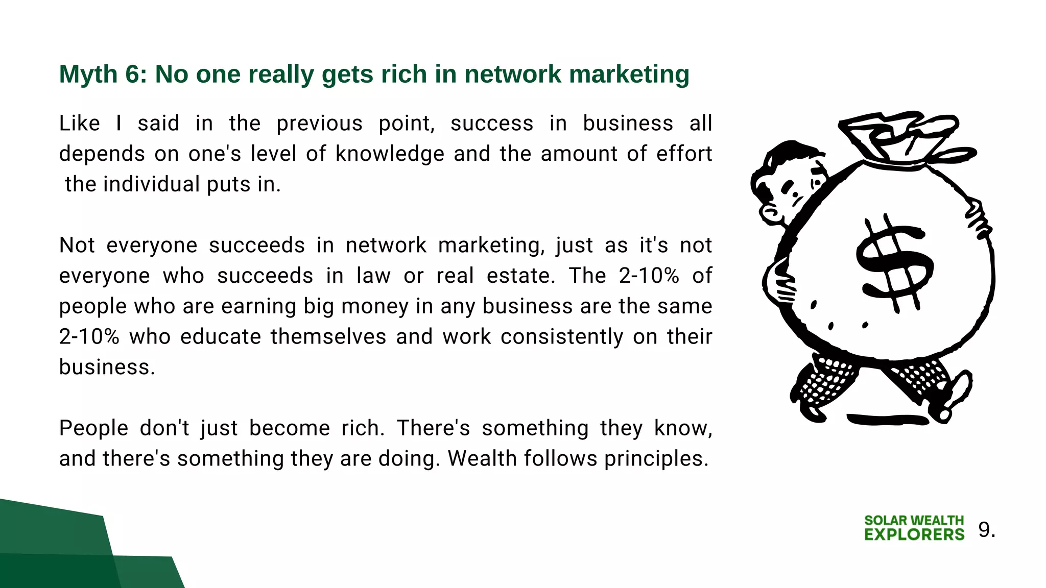 Network marketing misconceptions. | PPT