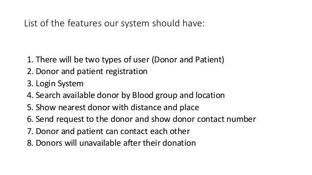 Virtual Blood Bank | PPTX