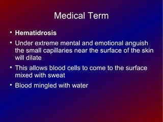 Sweat blood | PPT