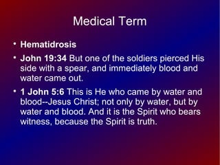 Sweat blood | PPT