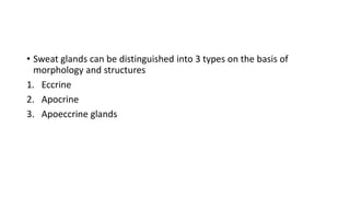 DISORDERS OF SWEAT GLANDS | PPTX