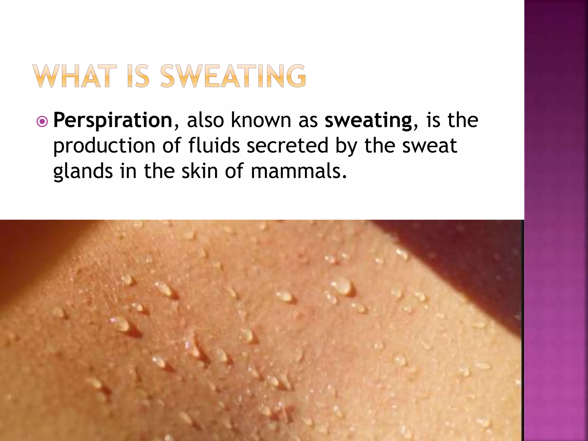 Sweating | PPT