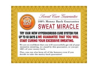 Sweat miracle | PPTX