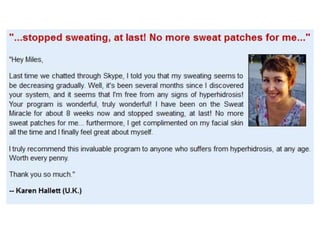 Sweat miracle | PPTX