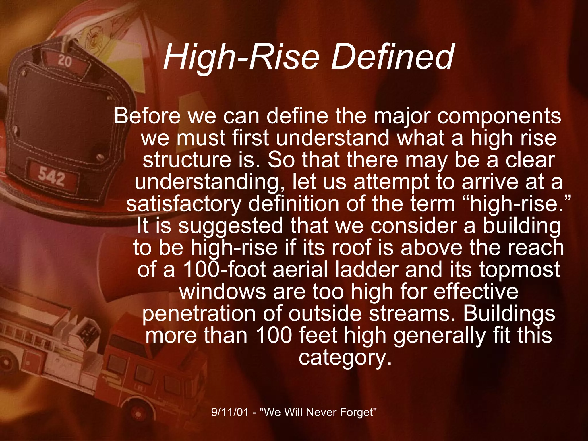 High-Rise Firefighting | PPT