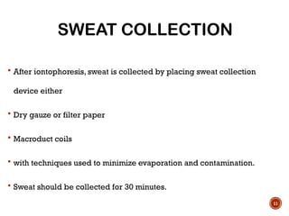 Sweat Test : A Diagnostic Tool for Cystic Fibrosis | PPT