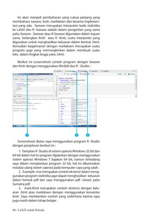 R -Sweave/ Sweave For Statistical Programming at LaTeX | PDF