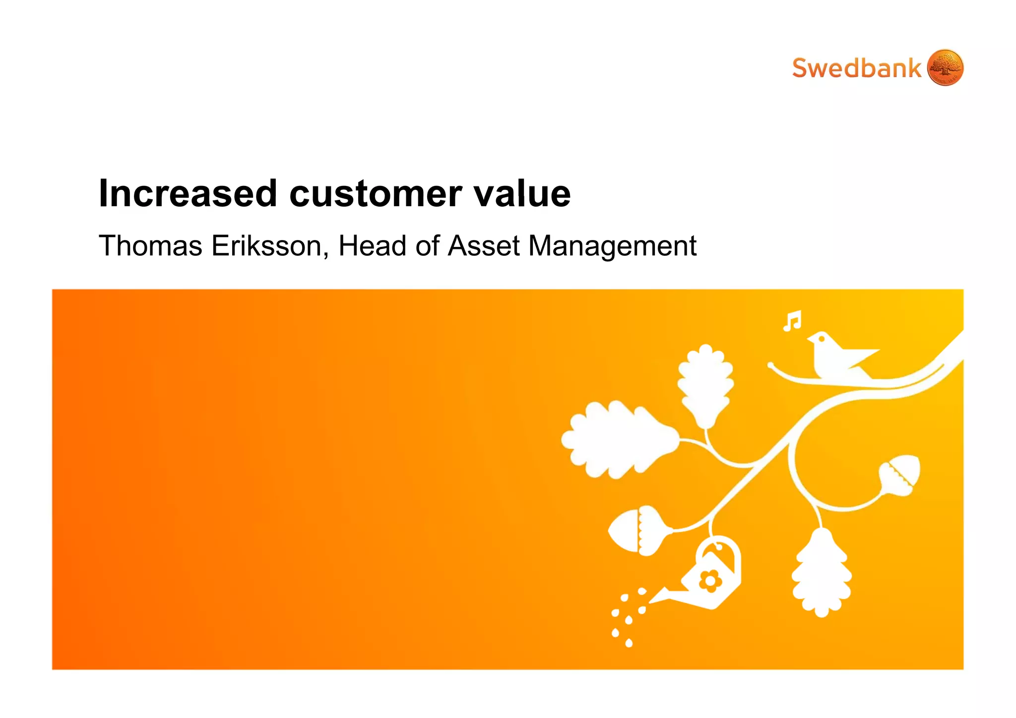 Swedbank CMD Thomas Eriksson | PPT