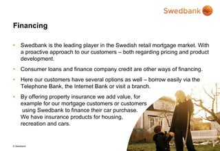 Swedbank Corporate Presentation, March 2010 | PDF | Business Banking ...