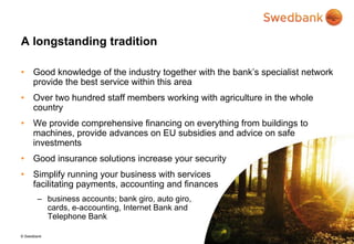 Swedbank Corporate Presentation, March 2010 | PDF | Business Banking ...