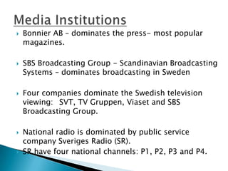Sweden and the Media | PPTX