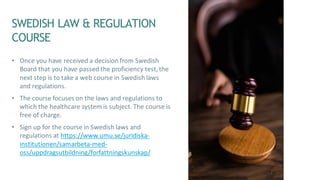 Pharmacist route to Sweden from Pakistan | PDF