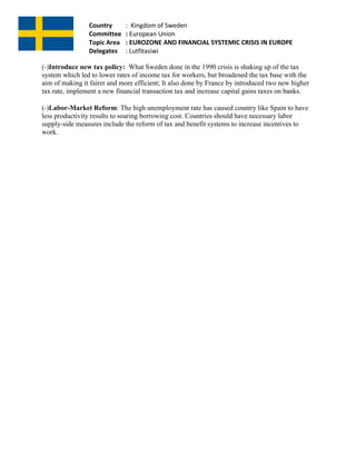 Sweden position paper | DOCX