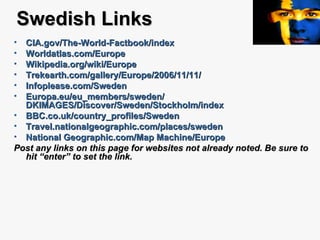 Sweden Template T 3 | PPT