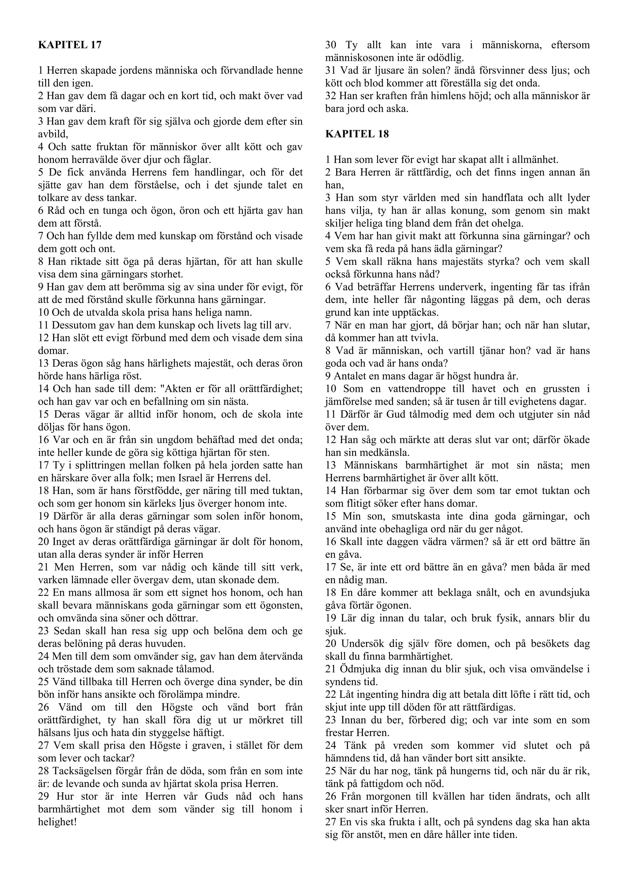 Swedish - Ecclesiasticus the Wisdom of Jesus the Son of Sirach.pdf