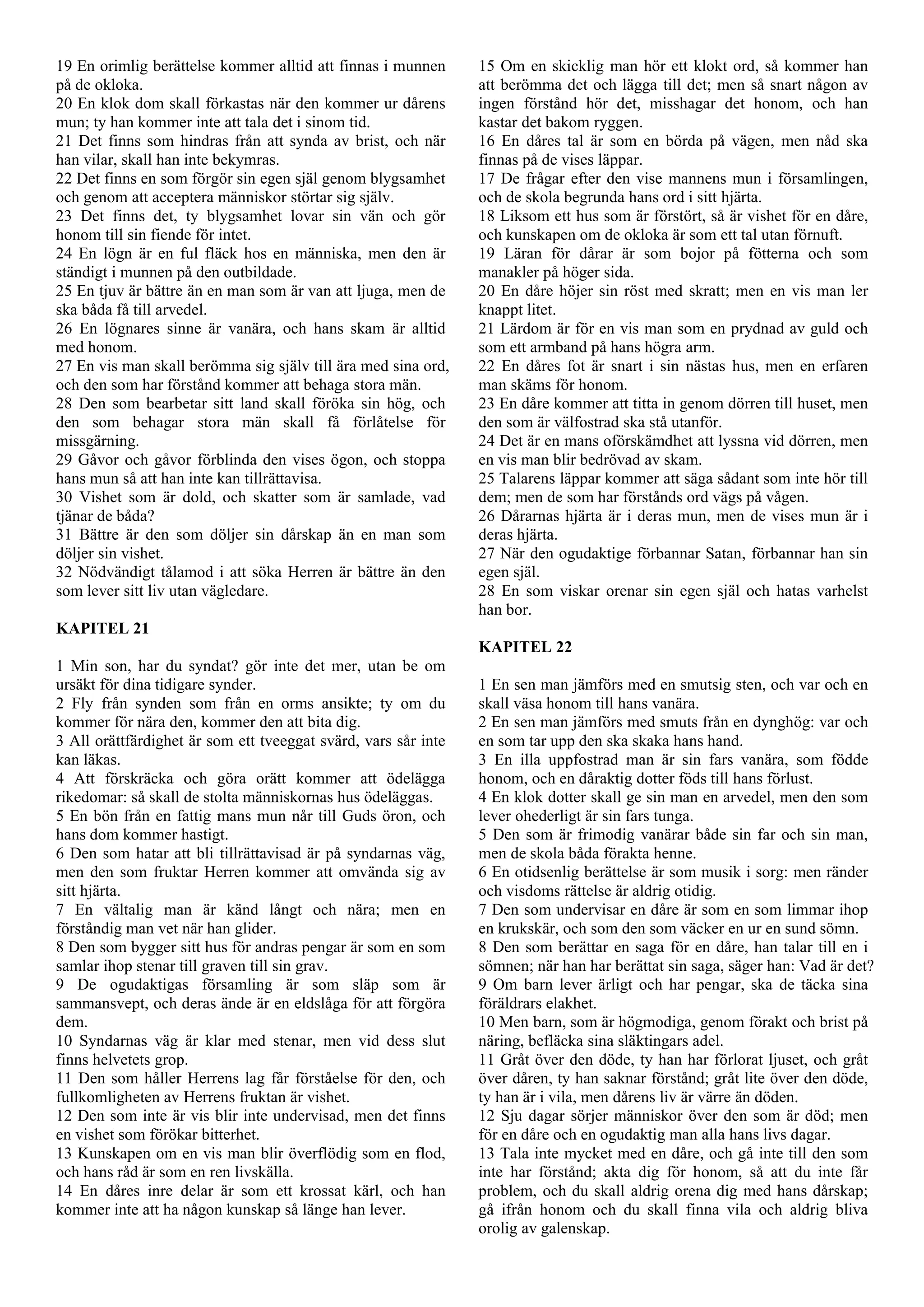 Swedish - Ecclesiasticus the Wisdom of Jesus the Son of Sirach.pdf