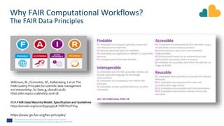 FAIR Computational Workflows | PPTX