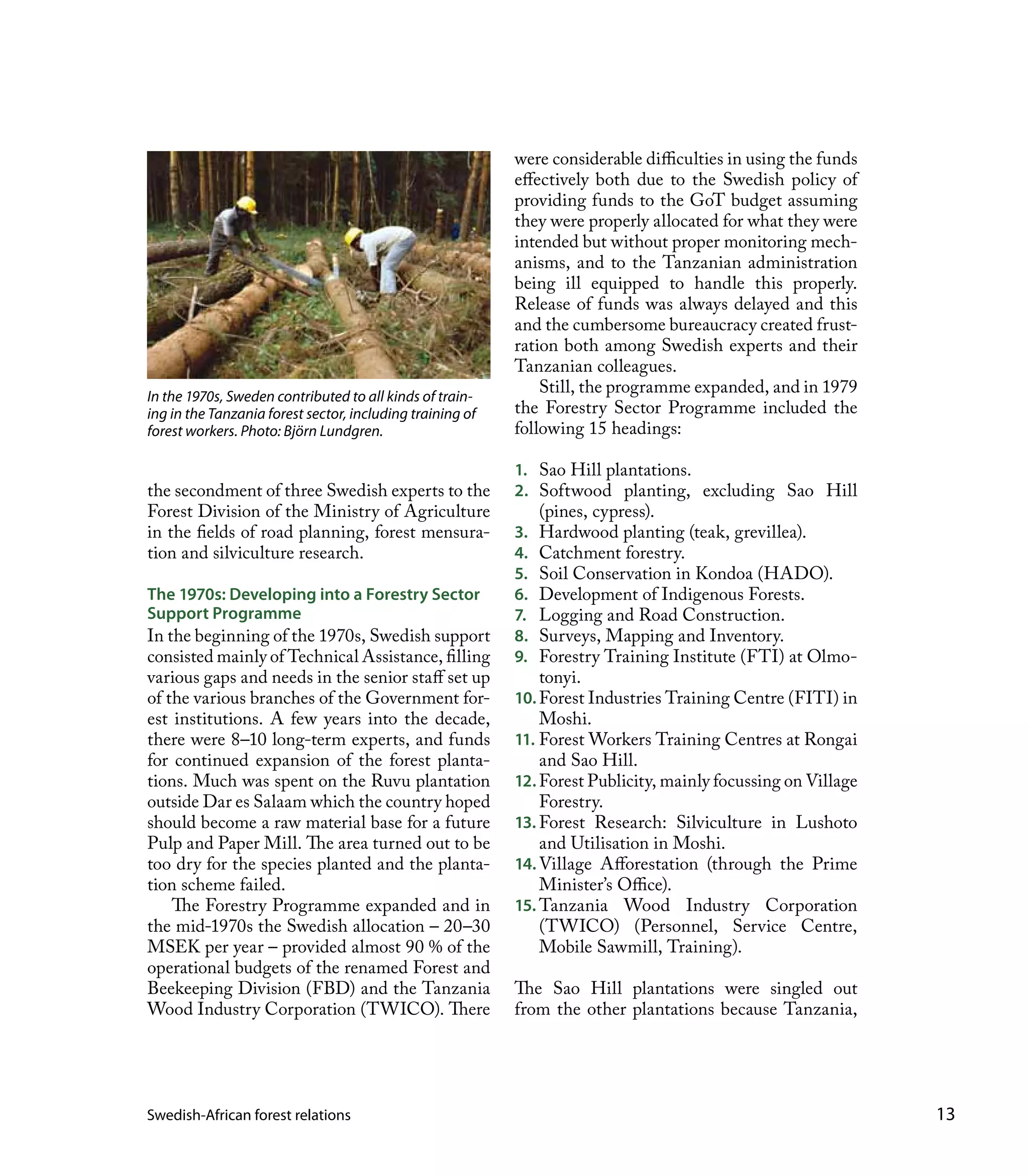 Swedish african forest relations | PDF