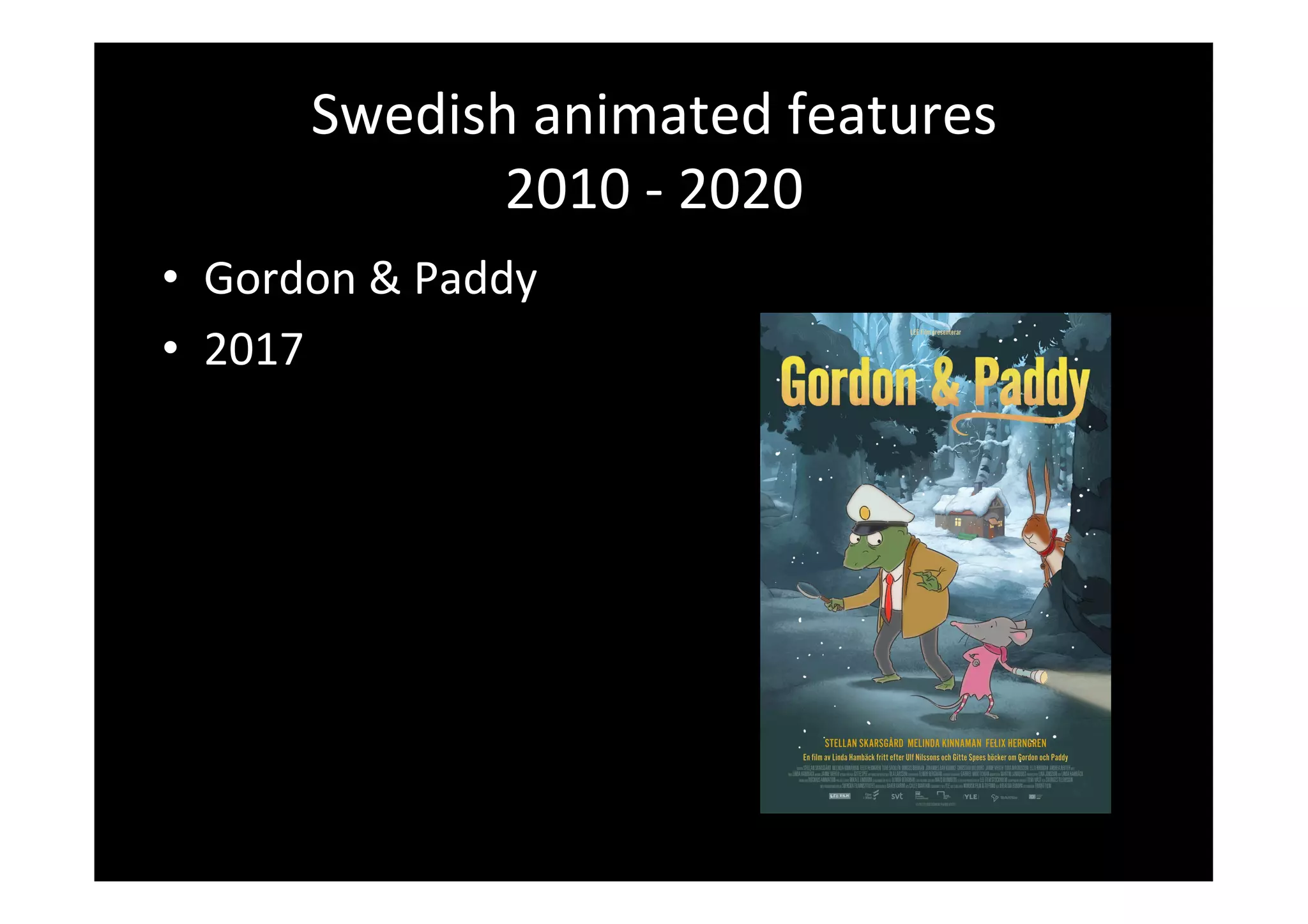 Swedish animation industry | PPT