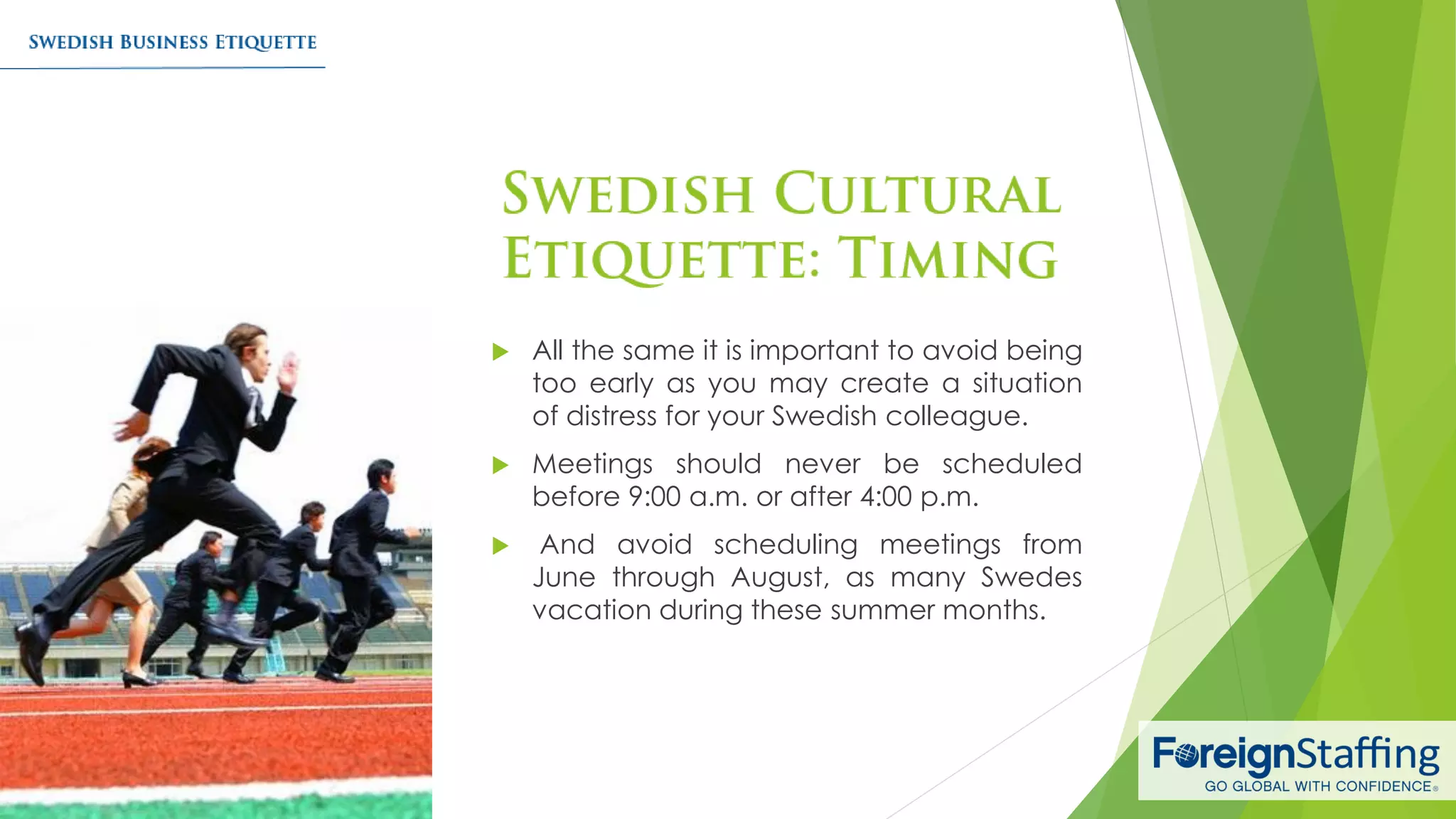Swedish Business Etiquette | PDF