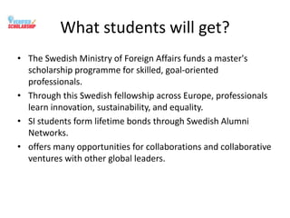 Swedish Institute Scholarships 2023-2024.pptx