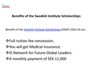 Swedish Institute Scholarships 2023-2024.pptx