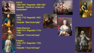 Swedish Kings Queens svenska regenter | PPT
